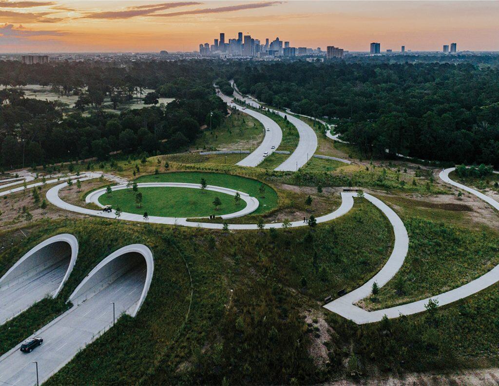 Kinder Land Bridge | Iconic Prairie Bridge at Memorial Park