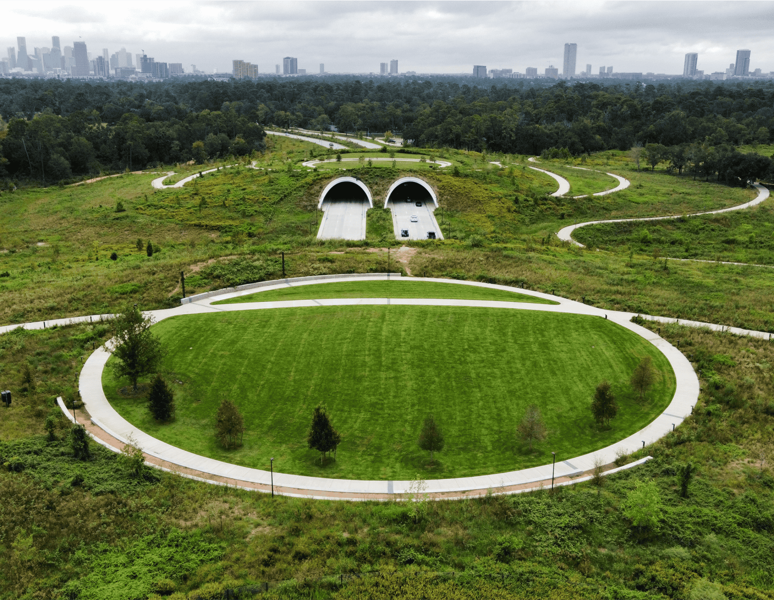 Kinder Land Bridge | Iconic Prairie Bridge at Memorial Park